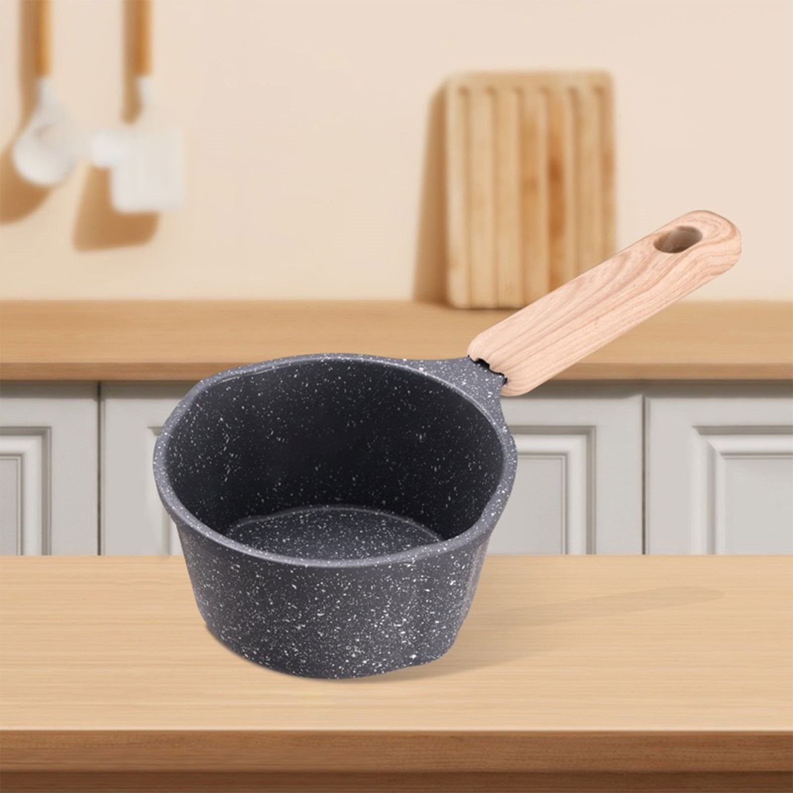 Non-Stick Mica Stone Oil Pan, Multi-Functional, Deep Mini Frying Pan ...