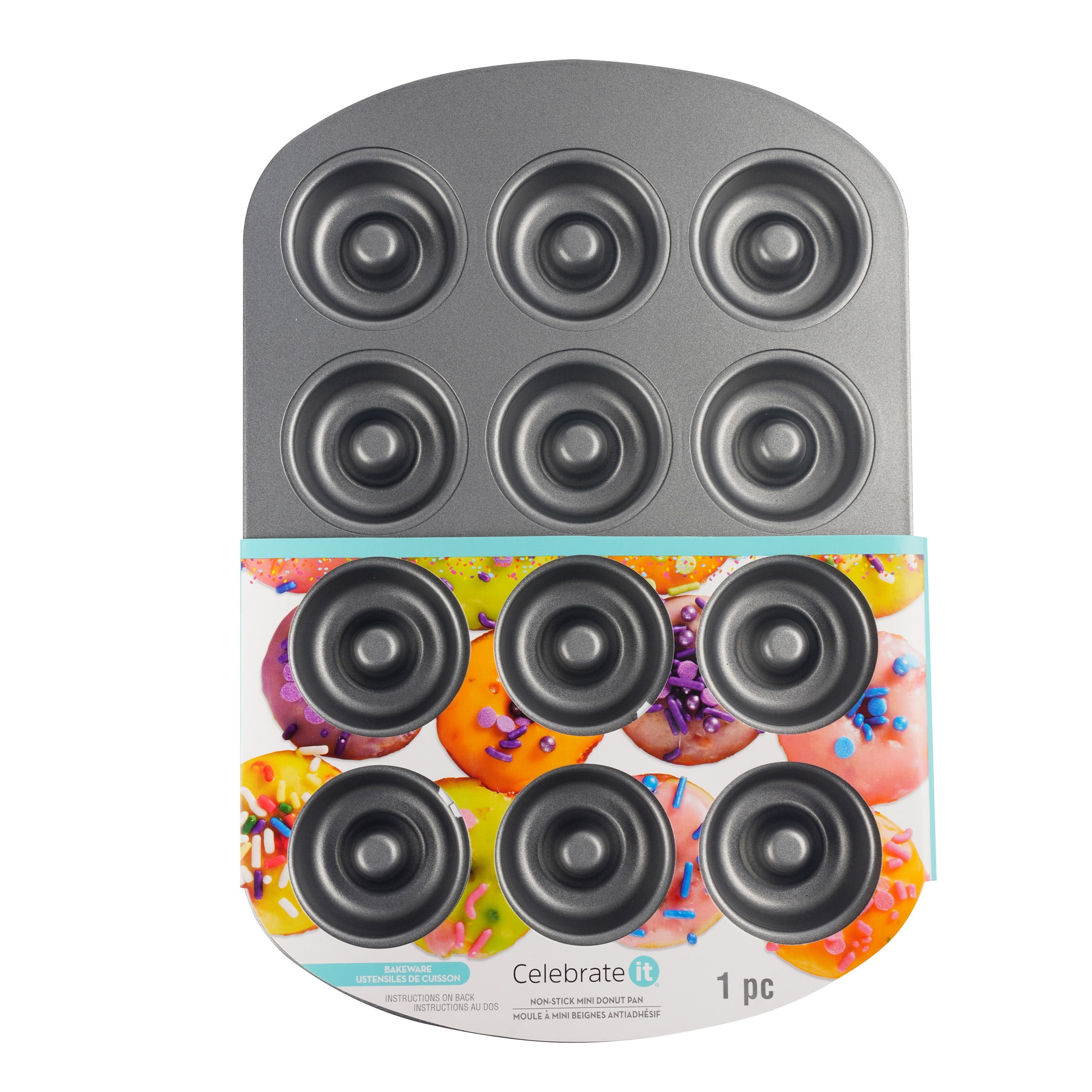 Non-Stick Mini Donut Pan by Celebrate It® - Walmart.com