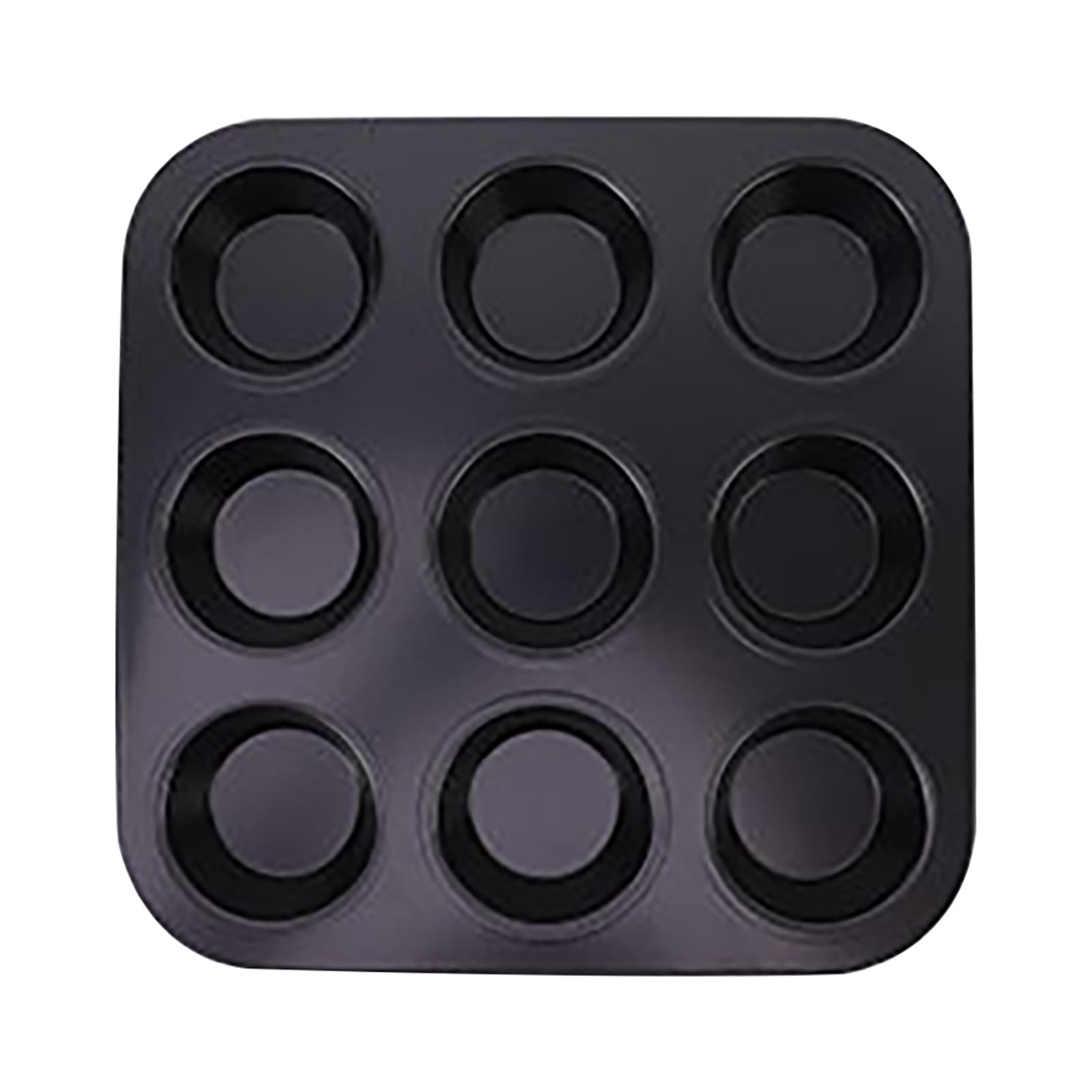 Non-Stick Muffin Pan | 4/6/9/12 Cup Cupcake Baking Pan | Heavy-Duty Steel Construction | Even ...