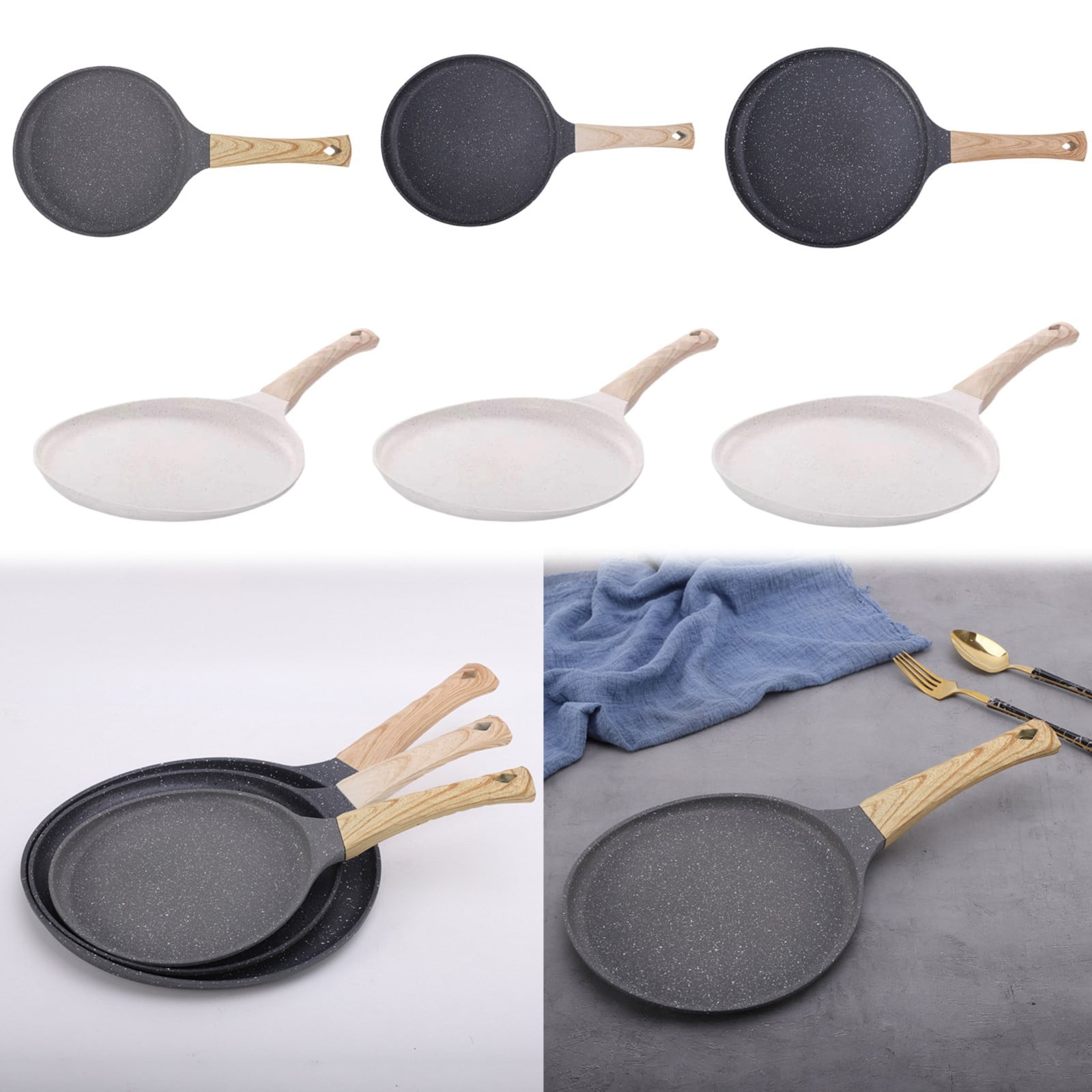 Non-Stick Pan Flash Sale! Nonstick Crepe Pan with Spreader 11.4 Inch ...