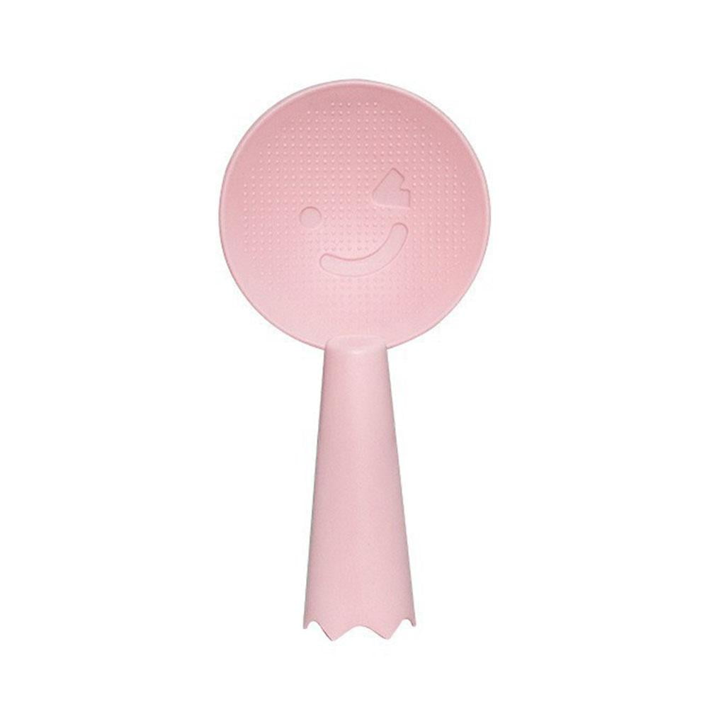 Non-Stick Plastic Rice Spoon Cute Face Rice Spatula GXS Cooker ...