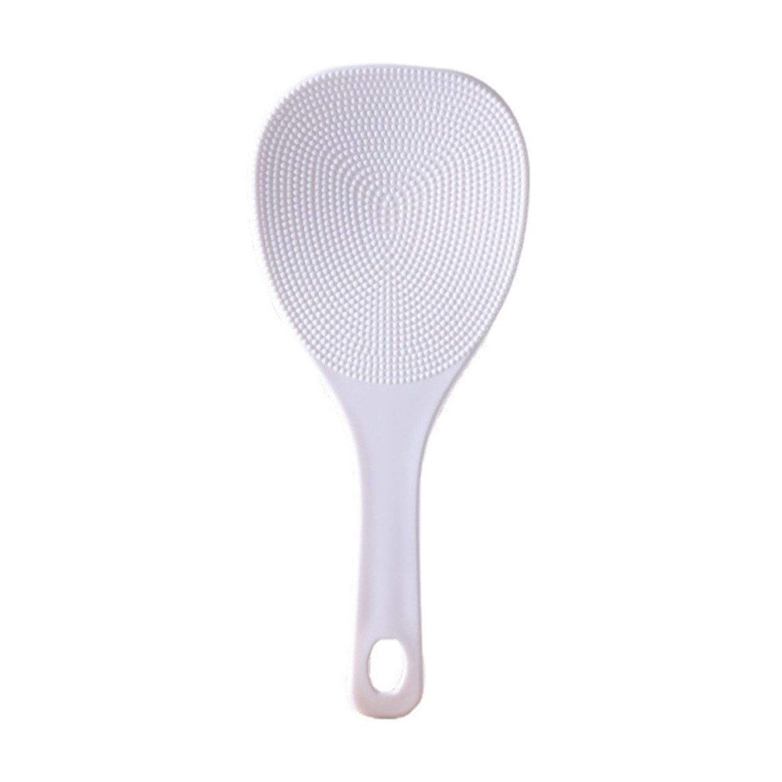 Non-Stick Plastic Rice Spoon, Free-Standing Rice Paddle with Hanging ...