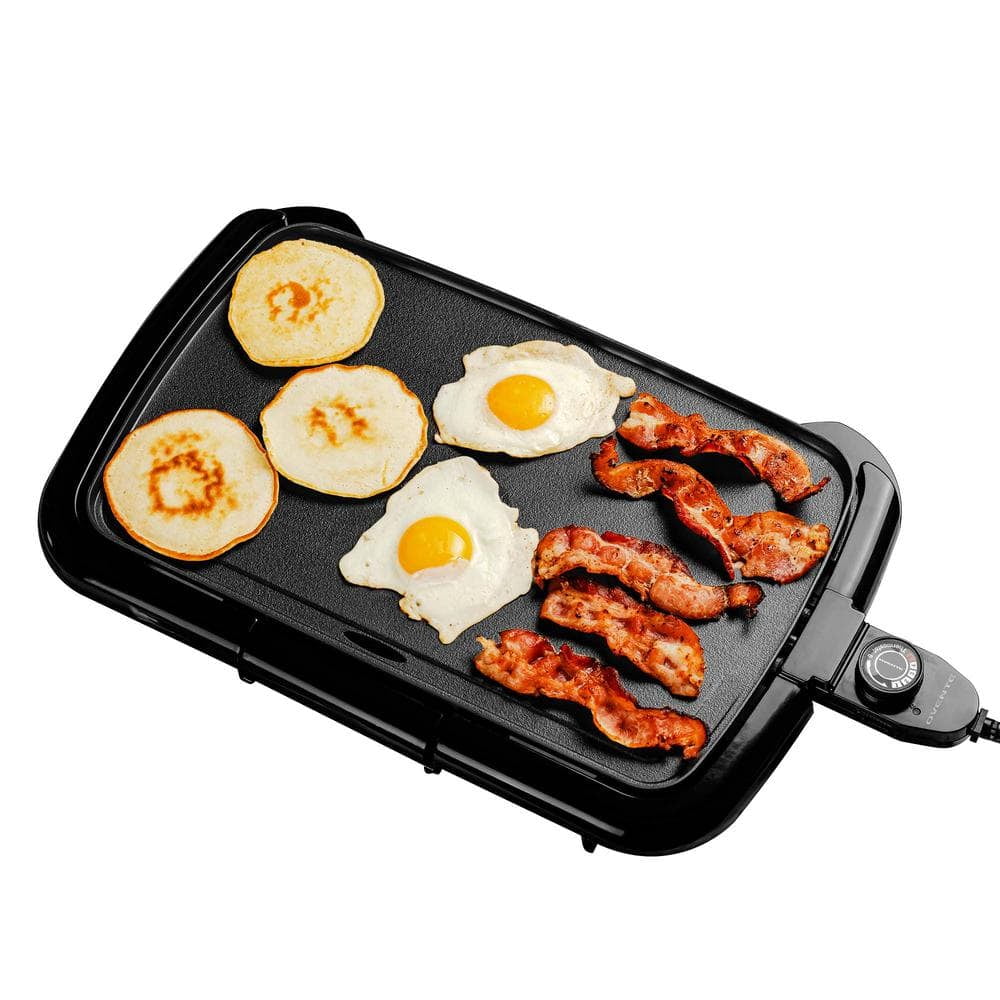 Non-Stick Plate Electric Griddle, Temperature Probe and Control Knob ...