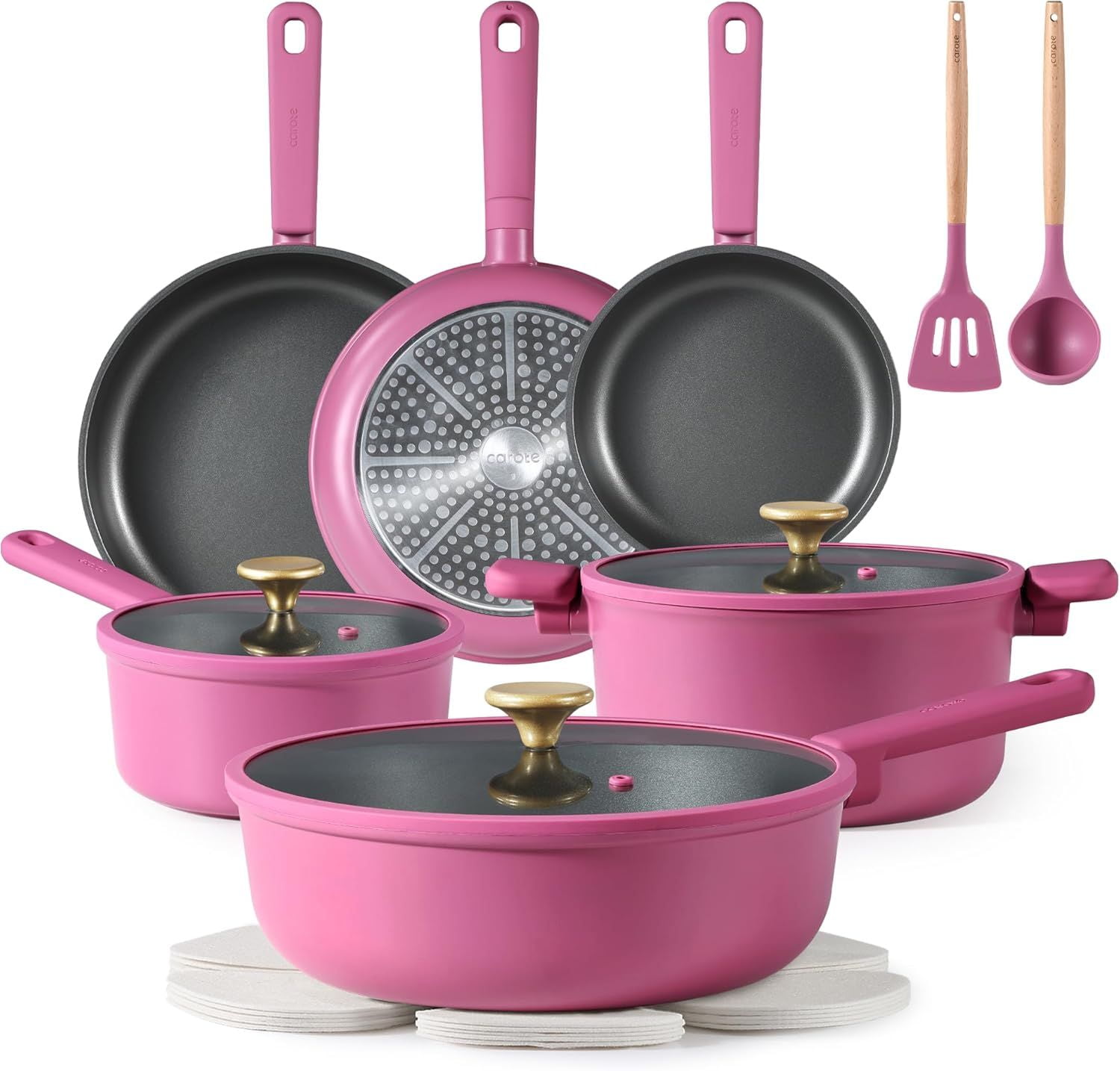 Non Stick Pots and Pans Set, Cookware Sets Nonstick, Kitchen Cooking ...