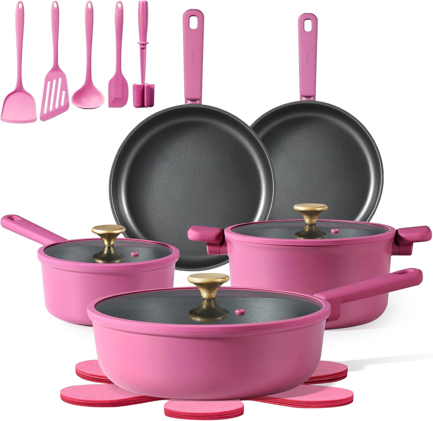 Non Stick Pots and Pans Set, Cookware Sets Nonstick, Kitchen Cooking ...