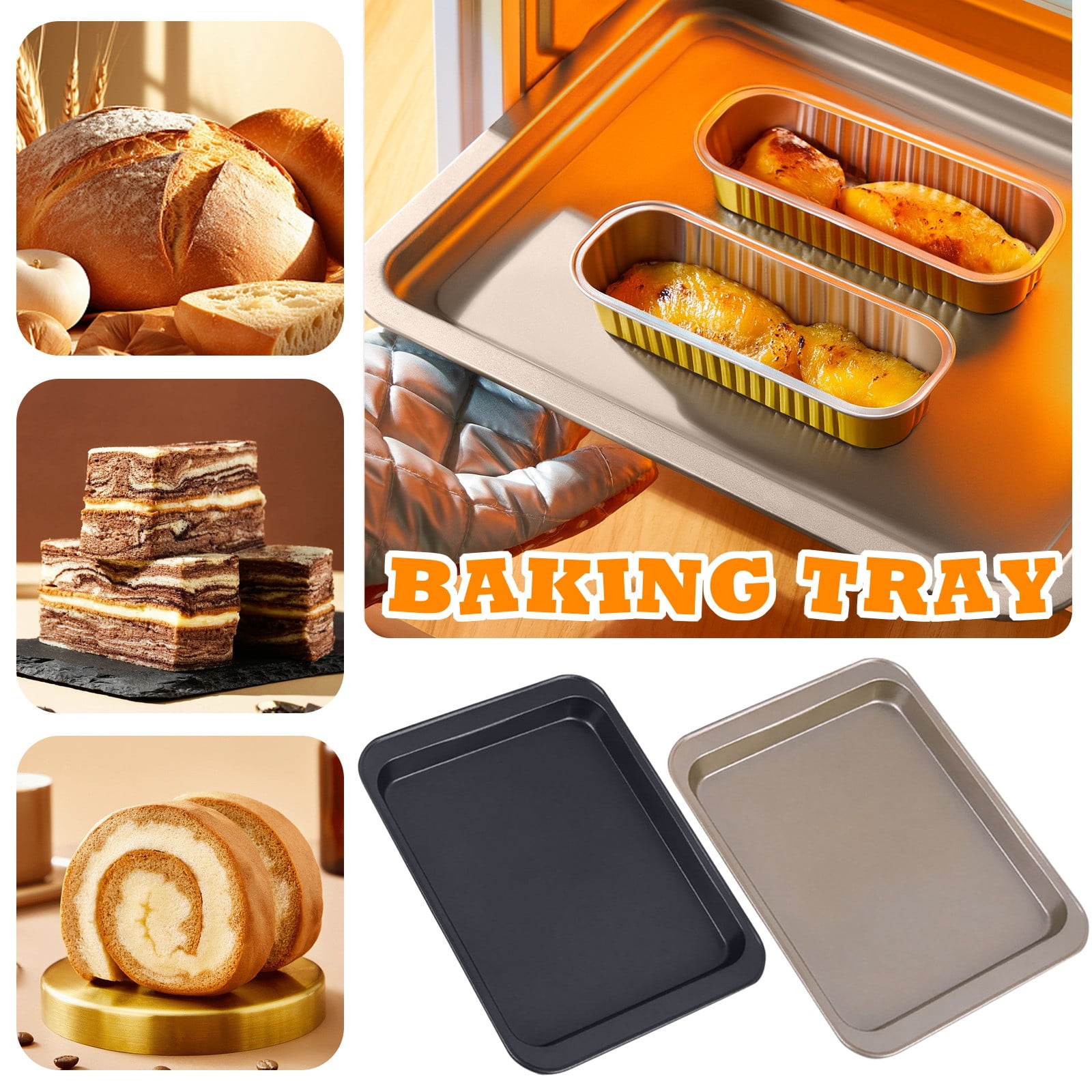Non-Stick Rectangular Baking Pan for Bread, Cake, and DIY Baking ...