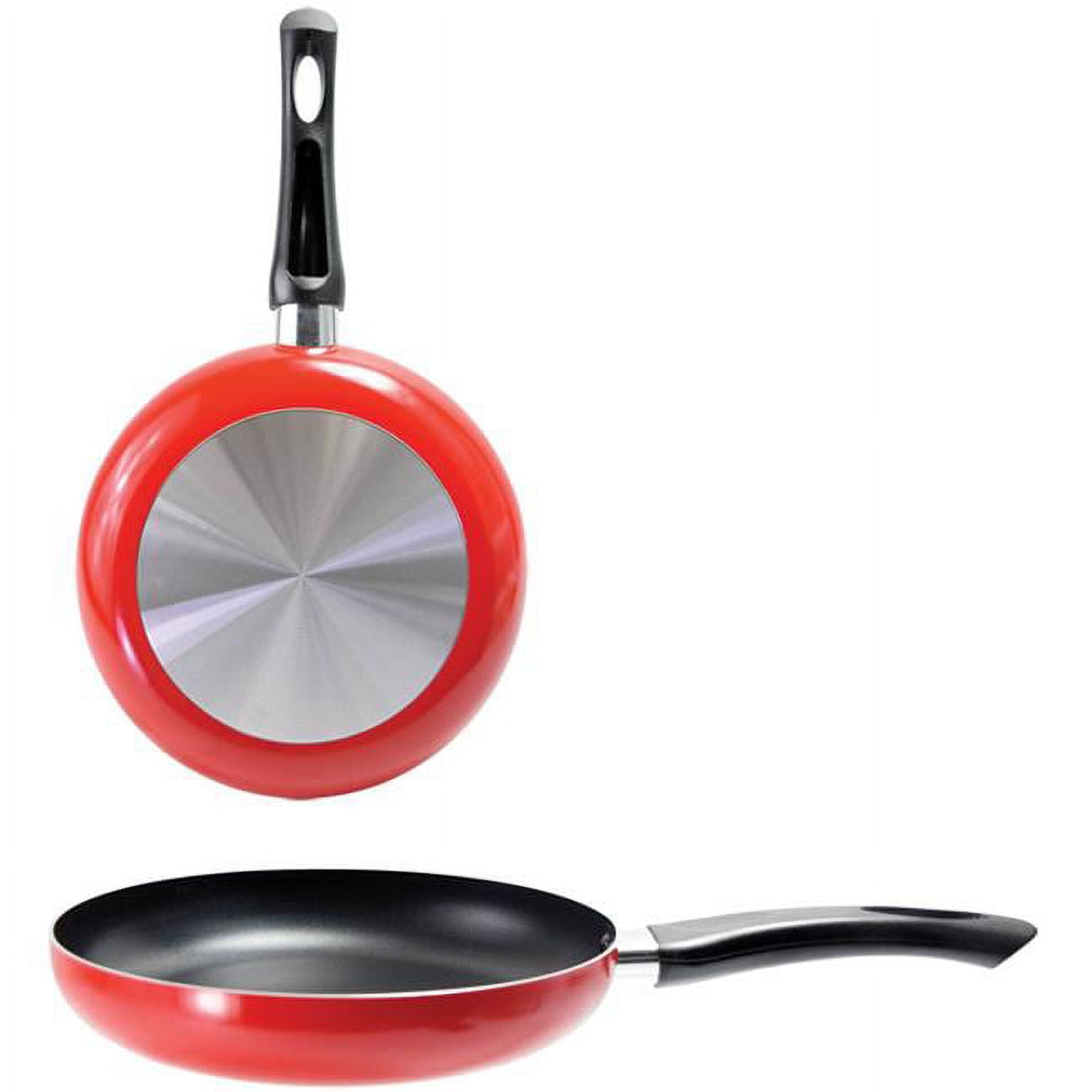 Non-Stick Red Fry Pan - 11" - 8 Units - Walmart.com
