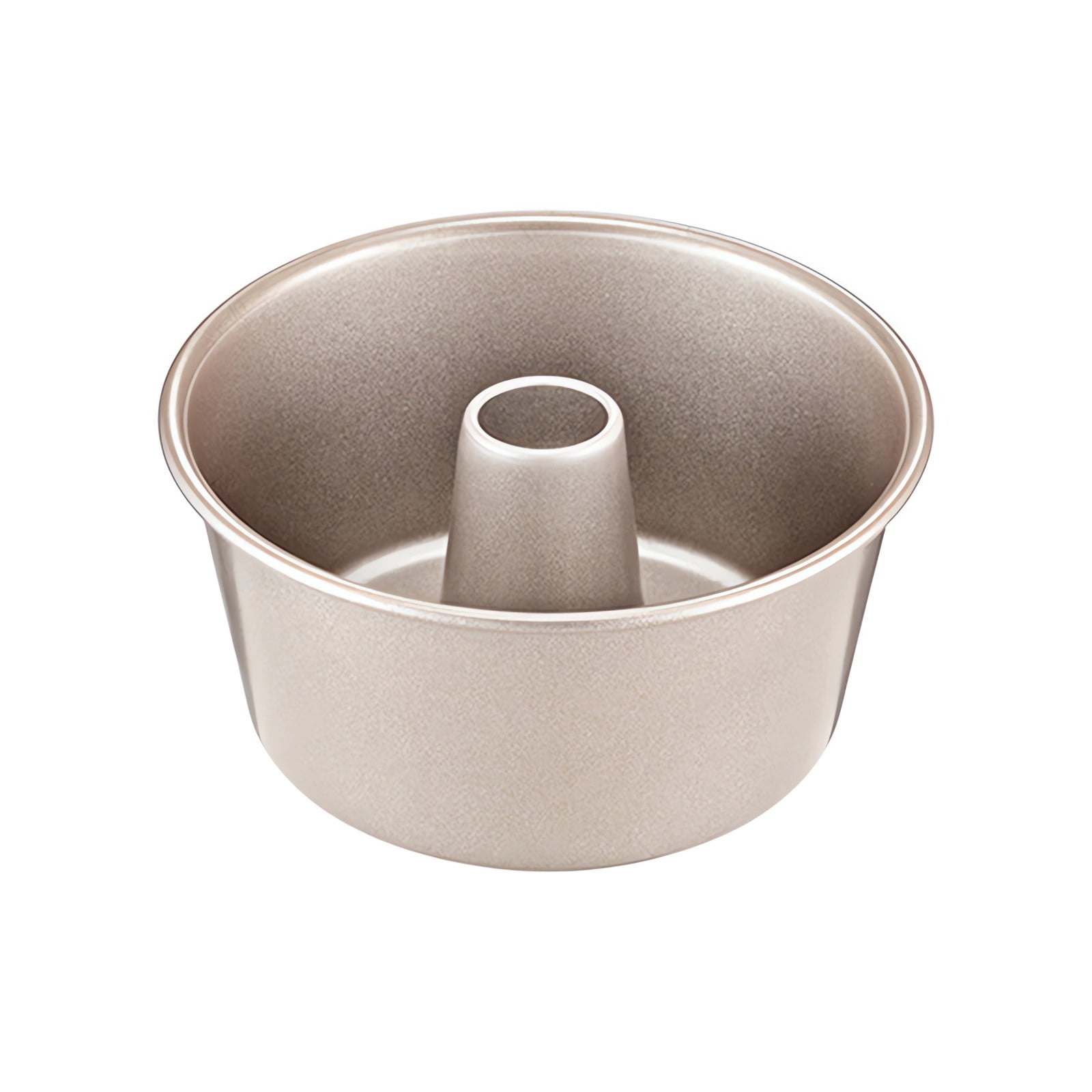 Non Stick Round Solid Bottom Cake Pan With Chimney Tube Bundt Baking ...