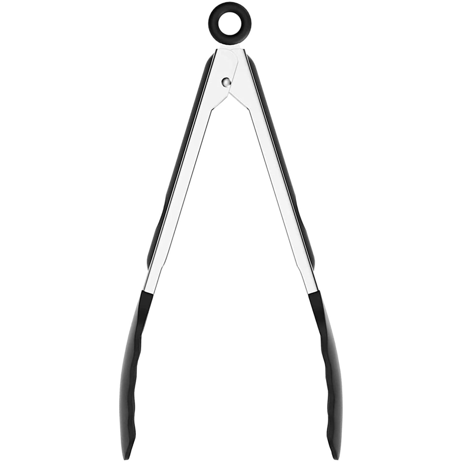 Non-Stick Silicone Locking Tong,Stainless Steel Mini Kitchen Food Tongs ...