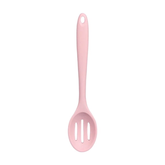 Non-Stick All Silicone Slotted Deep Spoon Kitchen Utensil for Scooping ...