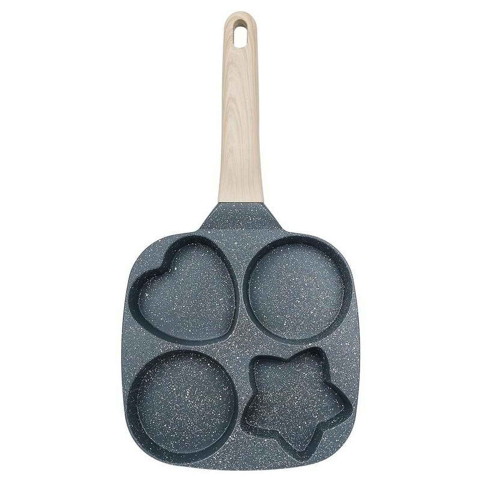 Non-Stick Star Hole Design Egg Frying Pan 4 Hole Skillet Cooking ...