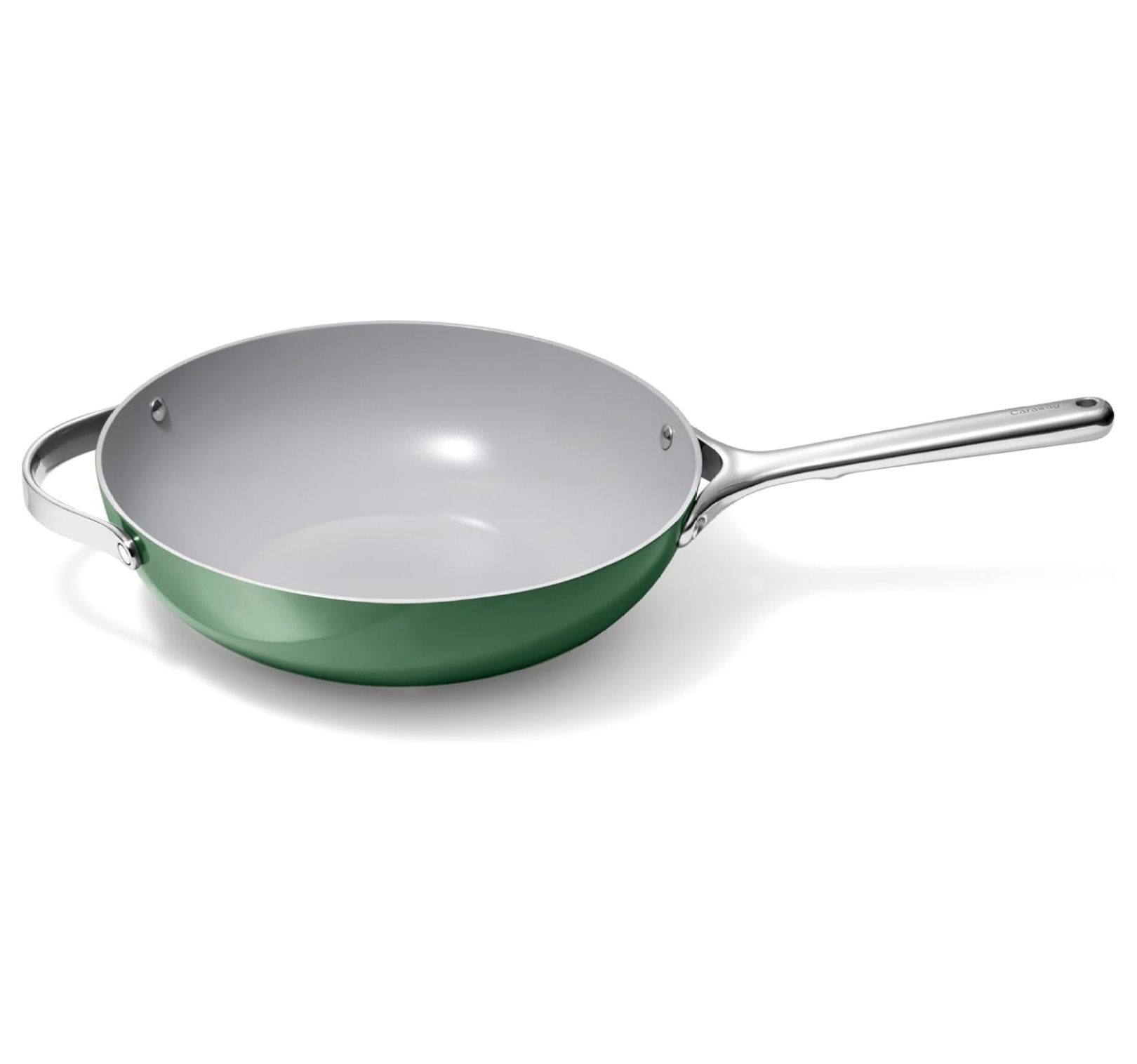 Non-Stick Stir Fry Pan - 12” Wok-Inspired Pan - From Chemicals - High ...