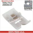 Non-Stick (Teflon) Foot 2500262.01 For Singer Heavy Duty Model 4411 ...