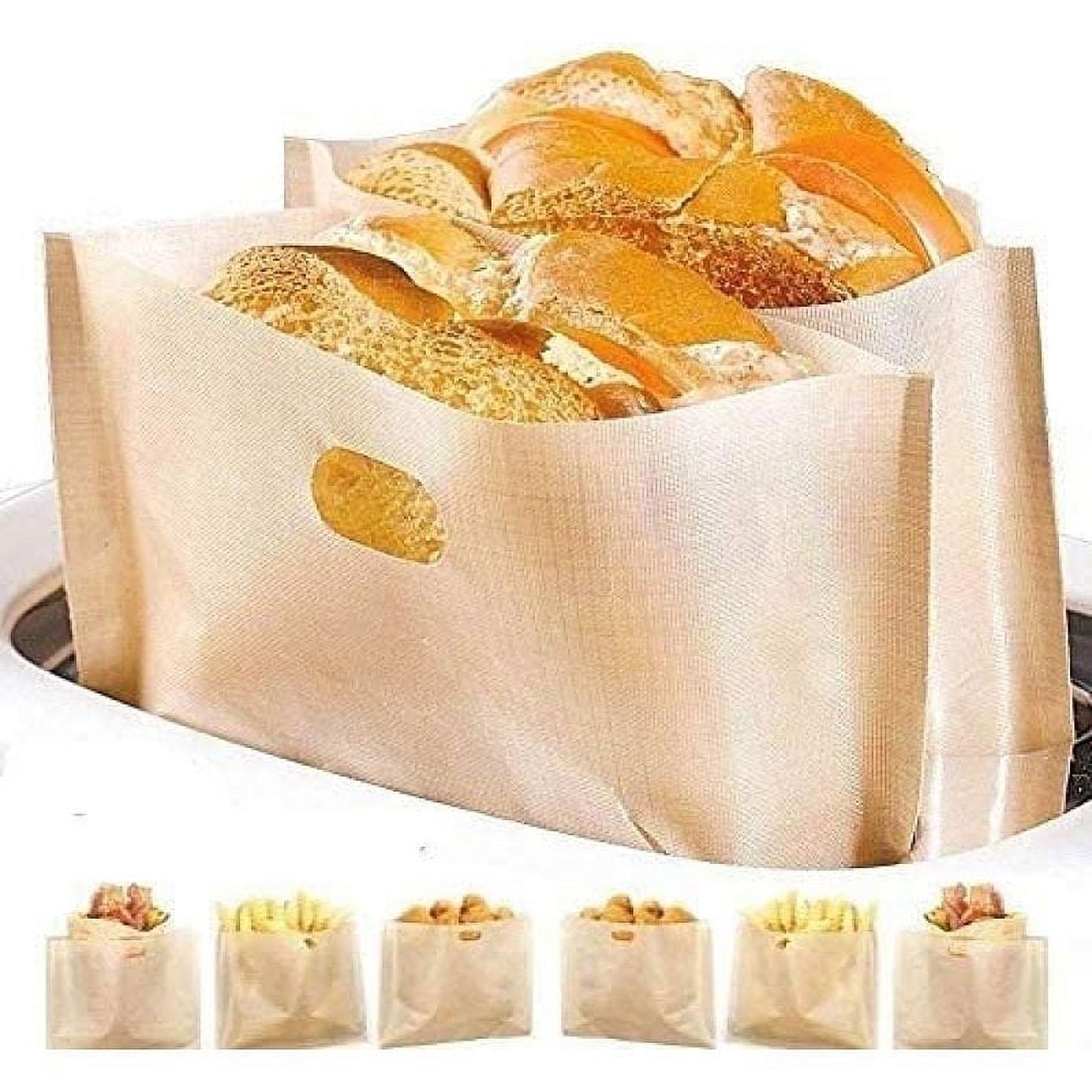 Non-Stick Toaster Bags;Reusable Food Grade Fiberglass;Heat Resistant To ...