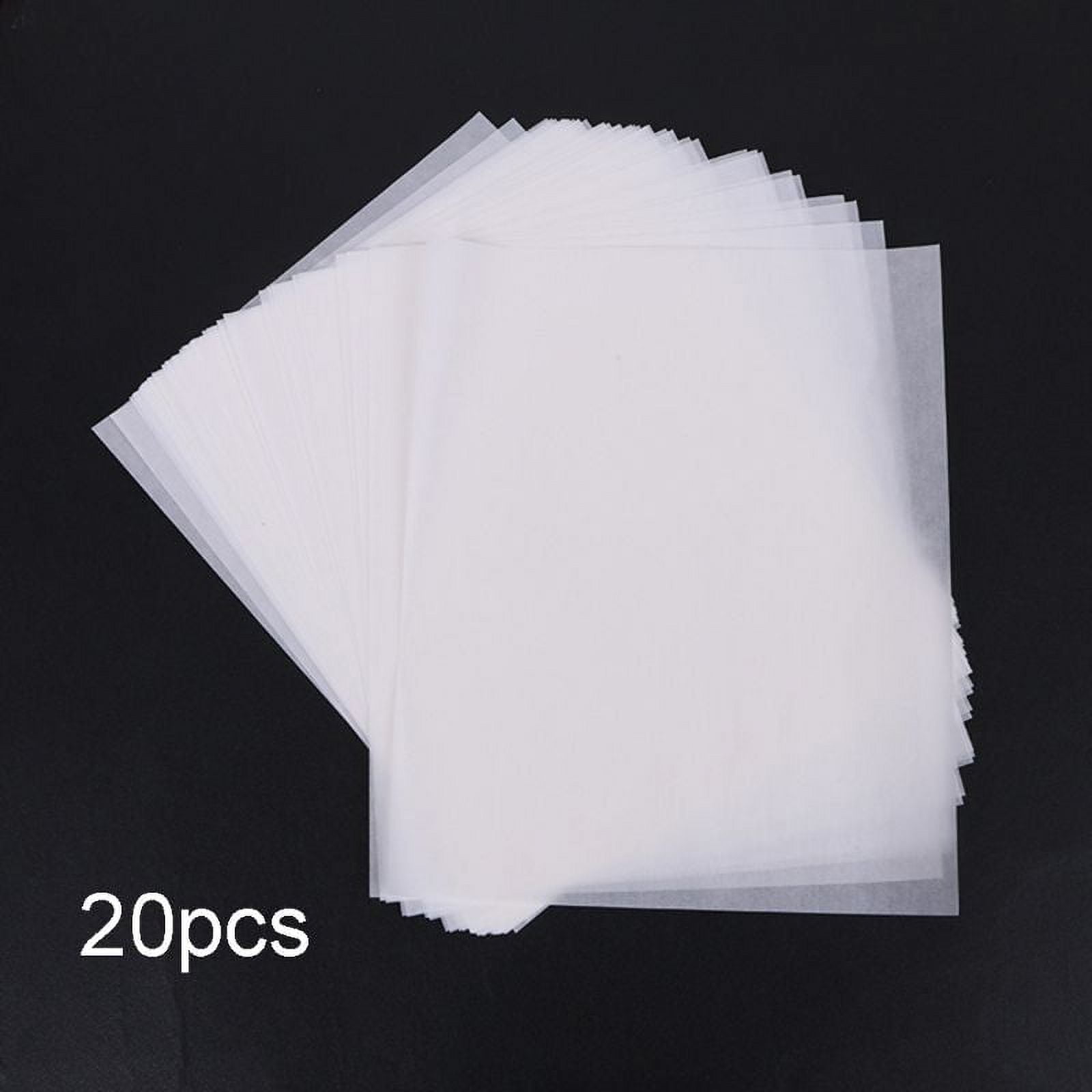 Non Stick Transparent Sheet 20pcs Thickened Heat Press Paper DIY Heat ...