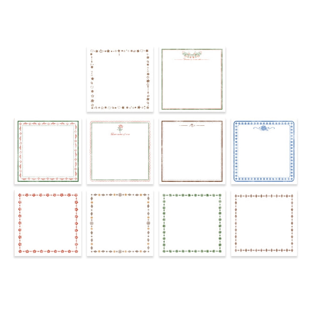 Non-Sticky Notes Memo Bright Colorful Note Cube Not Sticky Origami ...