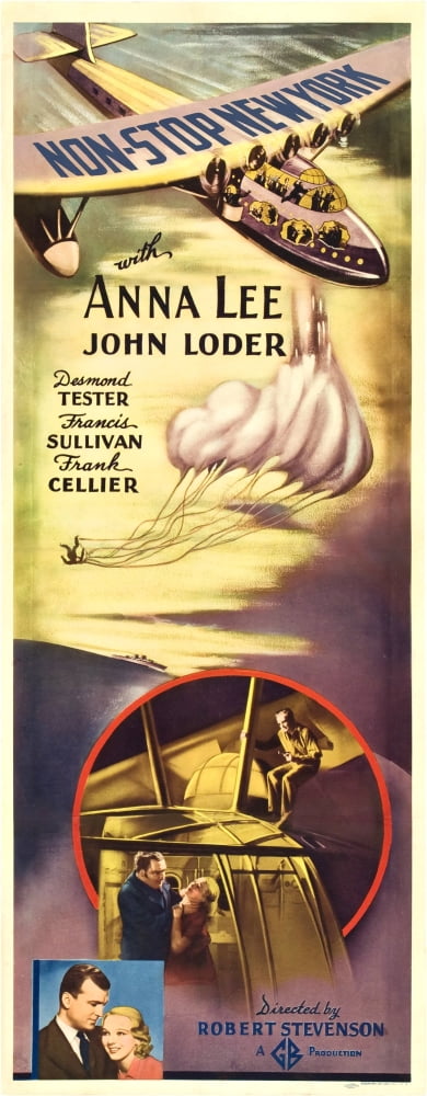 Non-Stop New York Bottom From Left: John Loder Anna Lee 1937 Movie ...