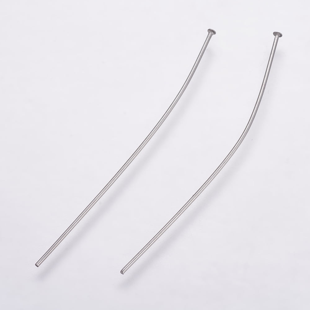 Non-Tarnish 304 Stainless Steel Flat Head Pins Stainless Steel Color ...