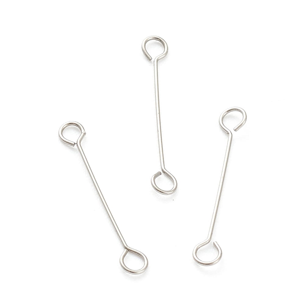 Non-316 Surgical Stainless Steel Eye Pins Double Sided Eye Pins ...