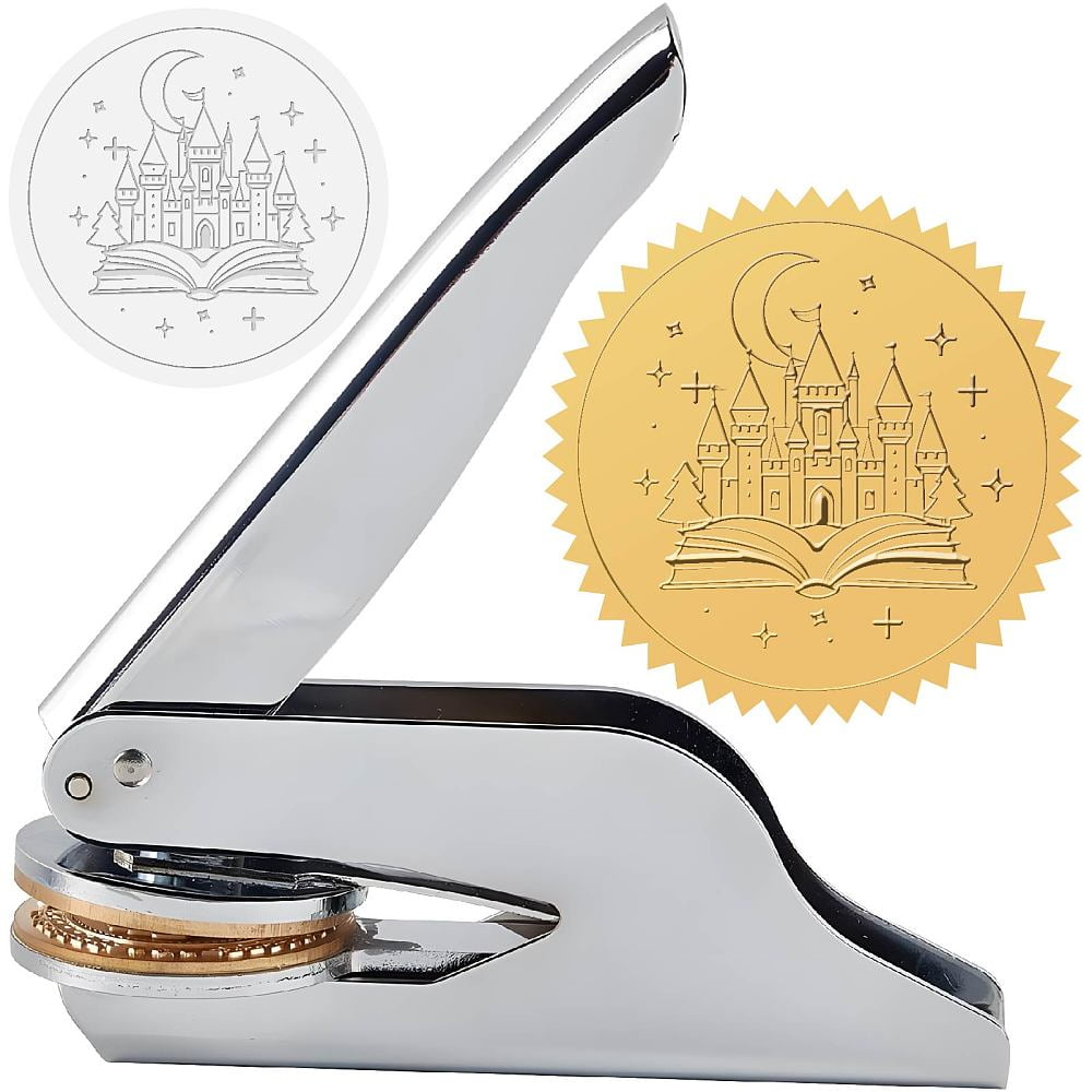 Non-Tarnish Custom Embosser Hand-Held Embossing Stamp Seal Embosser for ...