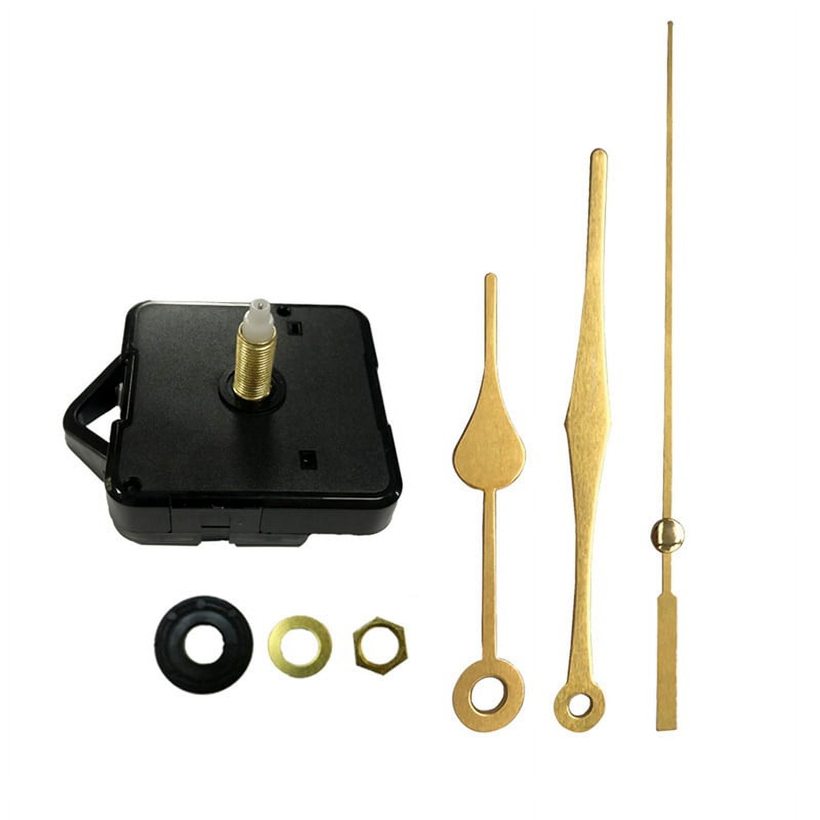 Non-Ticking Quartz DIY Wall Clock Movement Mechanism Kit with 3 Gold ...
