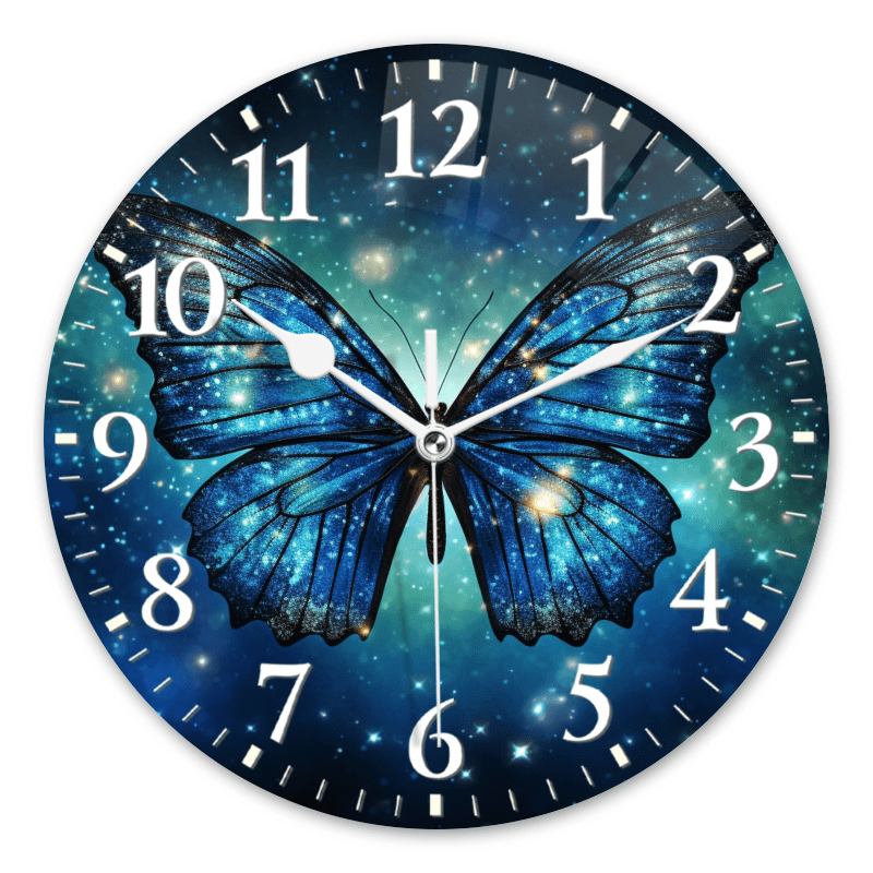 Non-Ticking Silent Wall Clocks Battery Operated Clock Modern Decor Wall ...