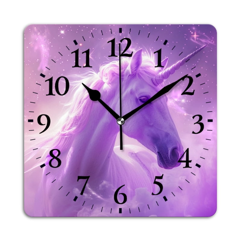 Non-Ticking Silent Wall Clocks Battery Operated Personalized Decor ...