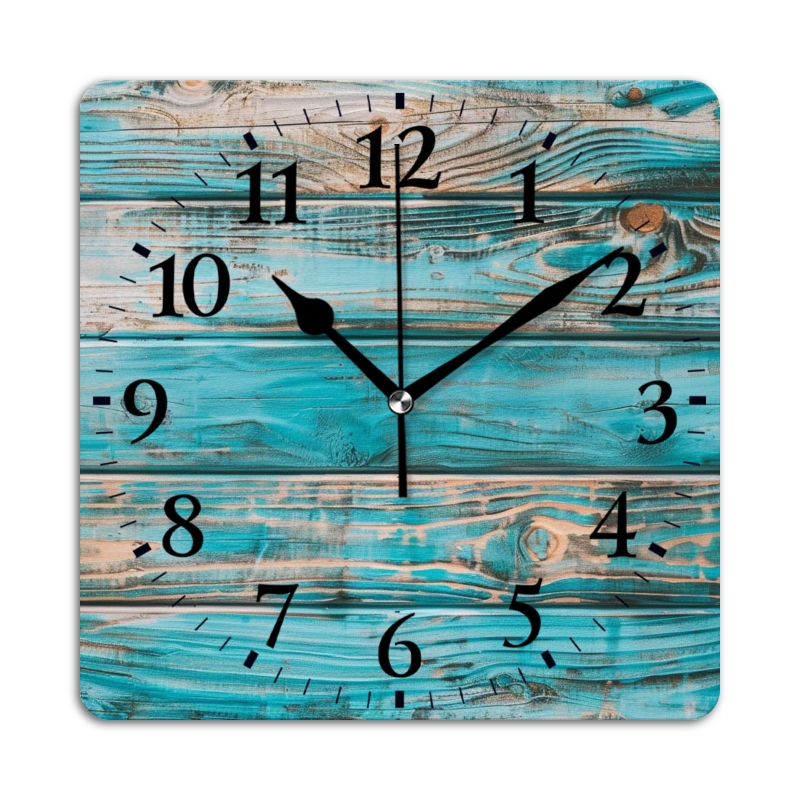 Non-Ticking Silent Wall Clocks Battery Operated Personalized Decor ...