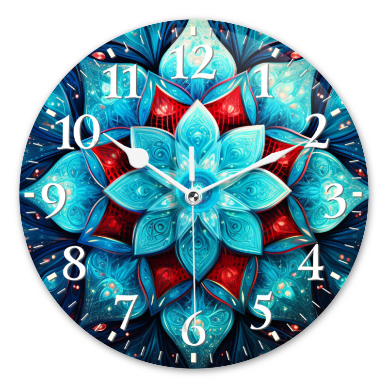 Non-Ticking Silent Wall Clocks Personalized Analog Round Clock Battery ...