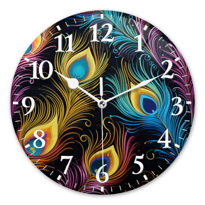 Non-Ticking Silent Wall Clocks Quartz Battery Operated Modern Wall ...