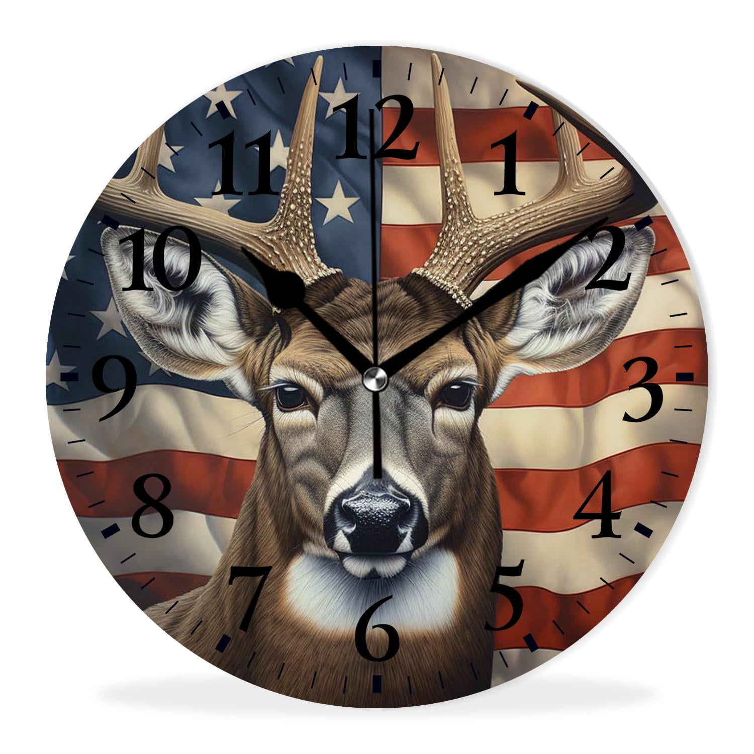 Non-Ticking Silent Wall Clocks with Quartz Movement,Battery Operated ...