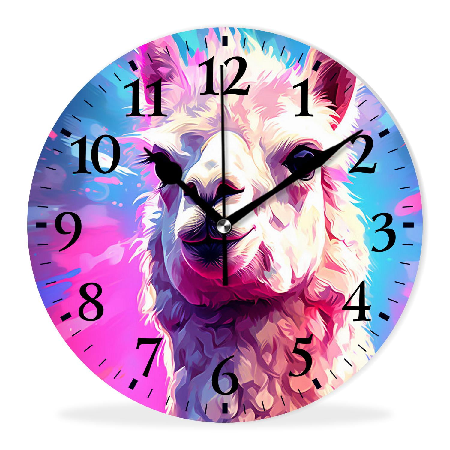 Non-Ticking Silent Wall Clocks with Quartz Movement,Battery Operated ...