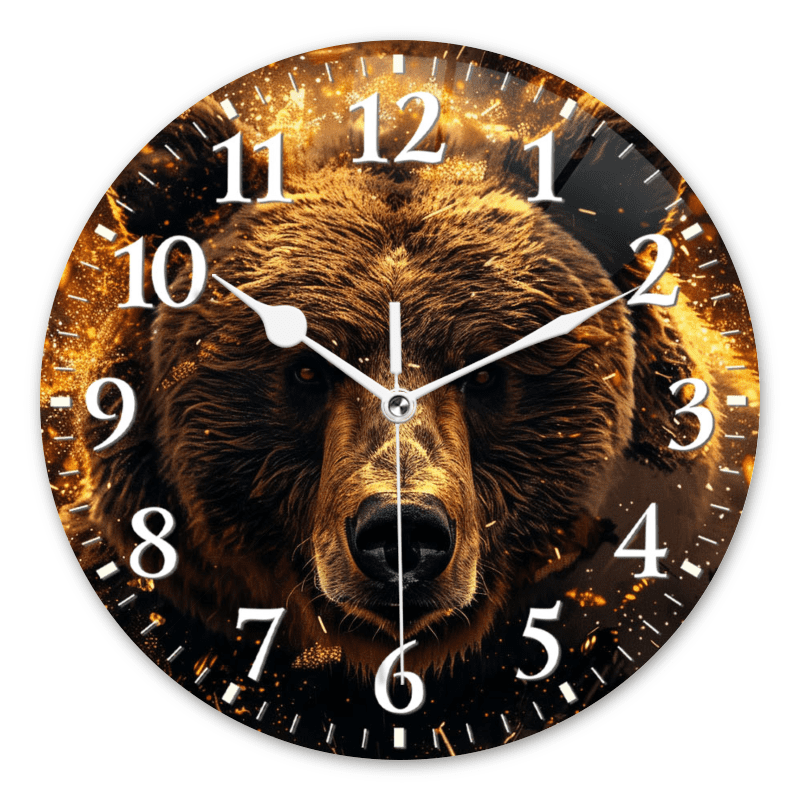 Non-Ticking Sweep Movement Wall Clocks Battery Operated Analog Wall ...