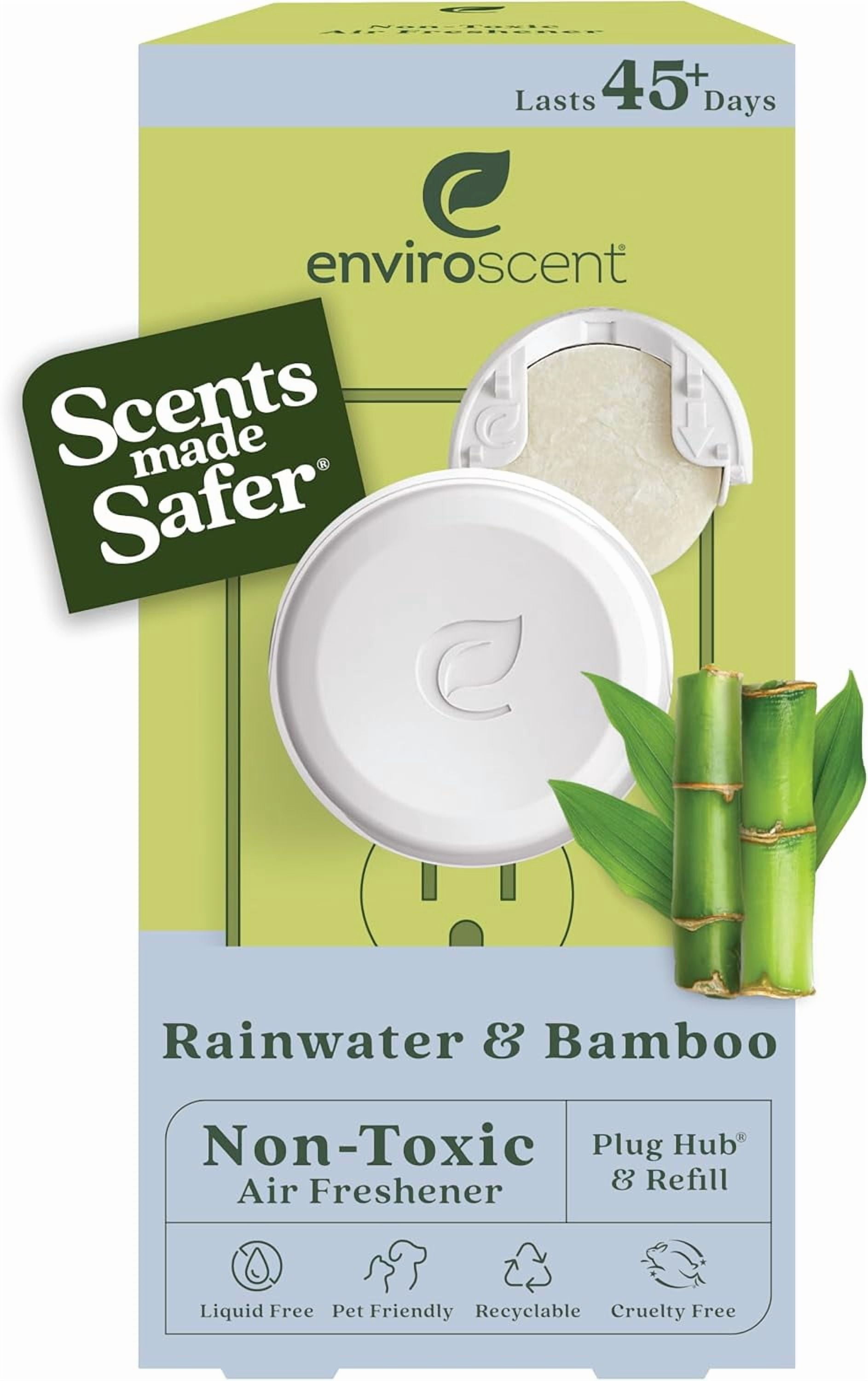 Non Toxic Air Freshener (Rainwater & Bamboo) Plug-in Home Fragrance ...