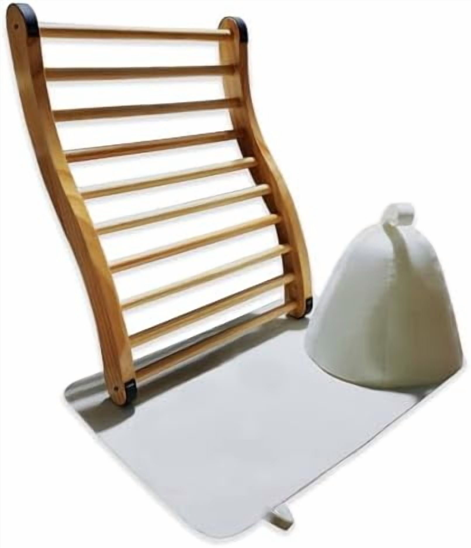 Non-Toxic Cedar Sauna Backrest for Barrel or Infrared Sauna, with Felt ...