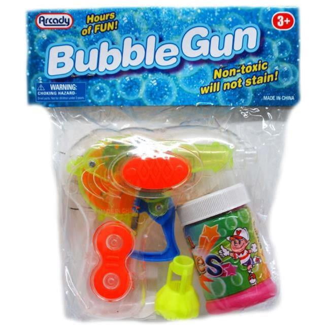 Non-Toxic Light Up Bubble Blasters Toy, Assorted Color - Case of 72 ...