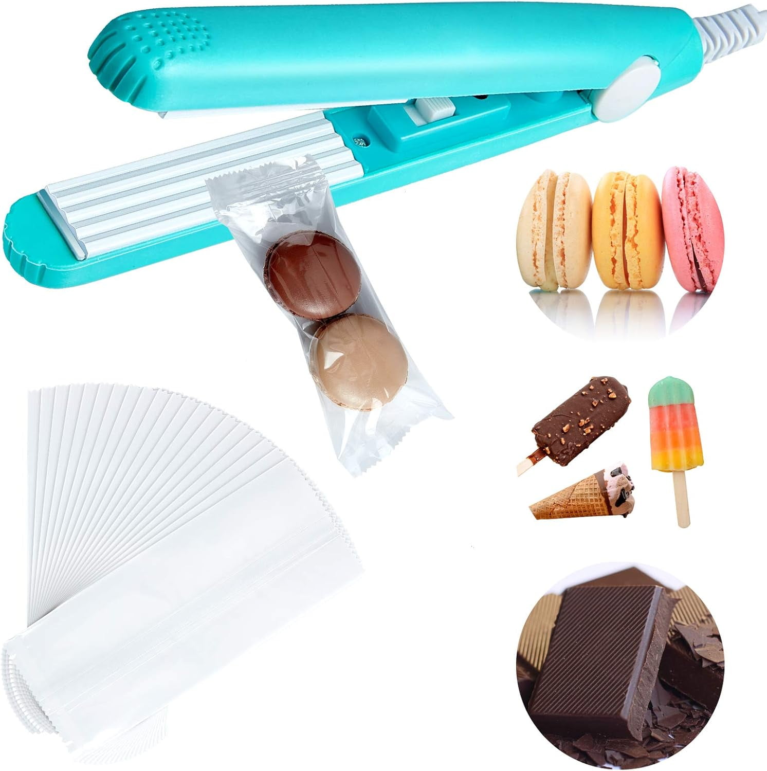 Food Grade Cellophane Bags, 2.7x7inch Containers for Wide Application ...