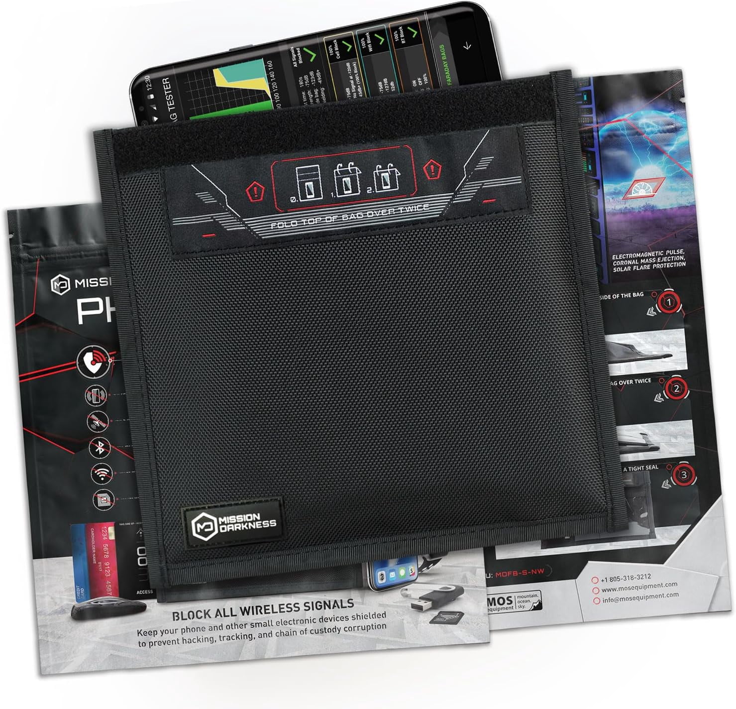 Non-Window Faraday Bag for Phones // Signal Blocking Faraday Cage ...