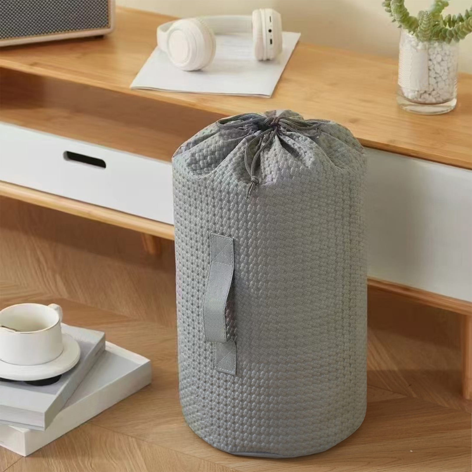 Non Woven Fabric Drawstring Bag, Round Bottom Storage, Large Capacity ...