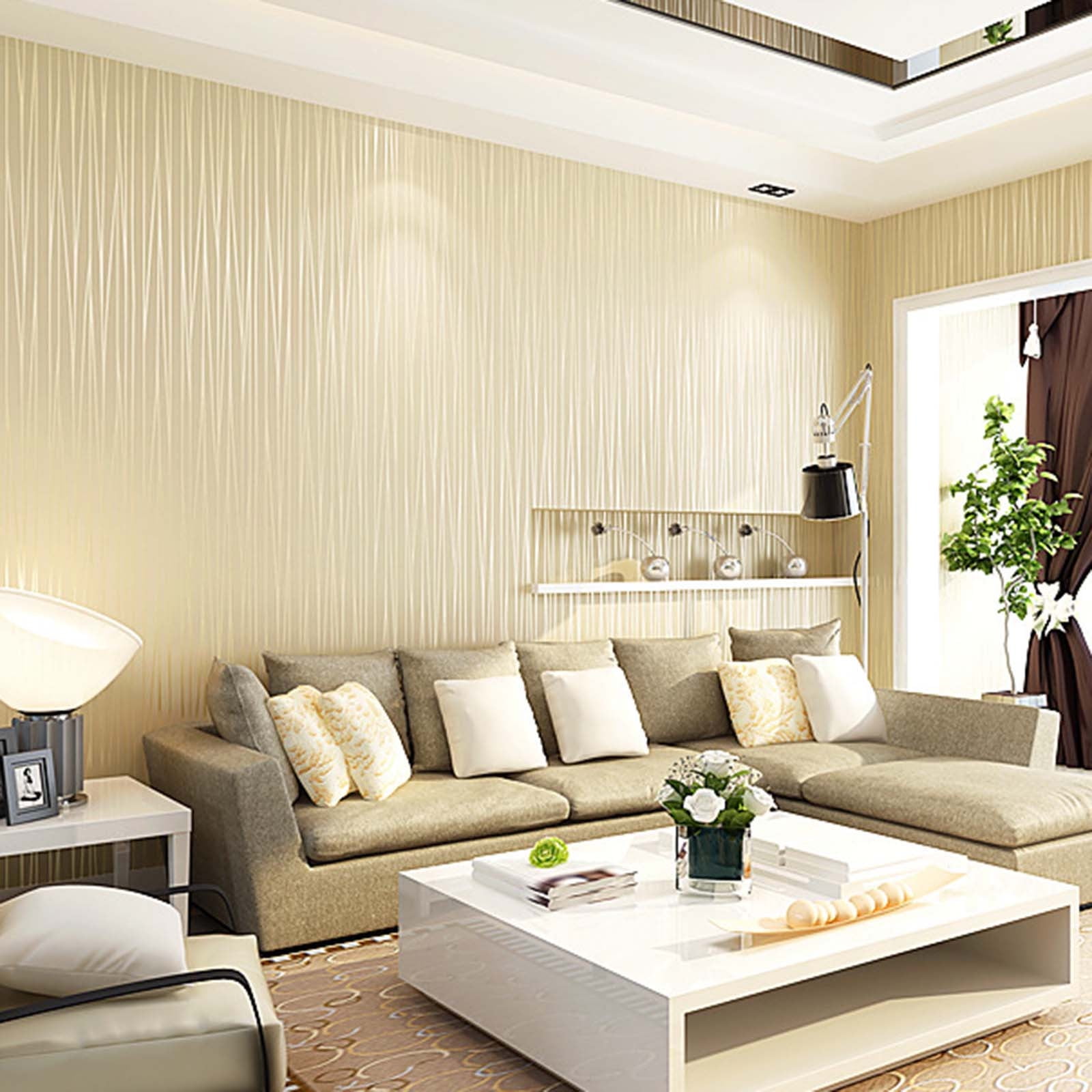 Non-Woven Wallpaper 21inx30FT,Grasscloth Peel and Stick Wallpaper ...