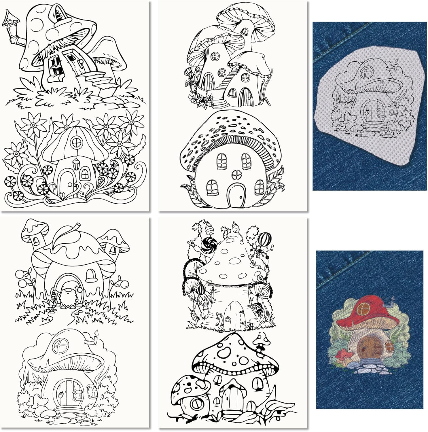 Non-Woven Water Soluble Embroidery Patterns Wash Away Embroidery ...