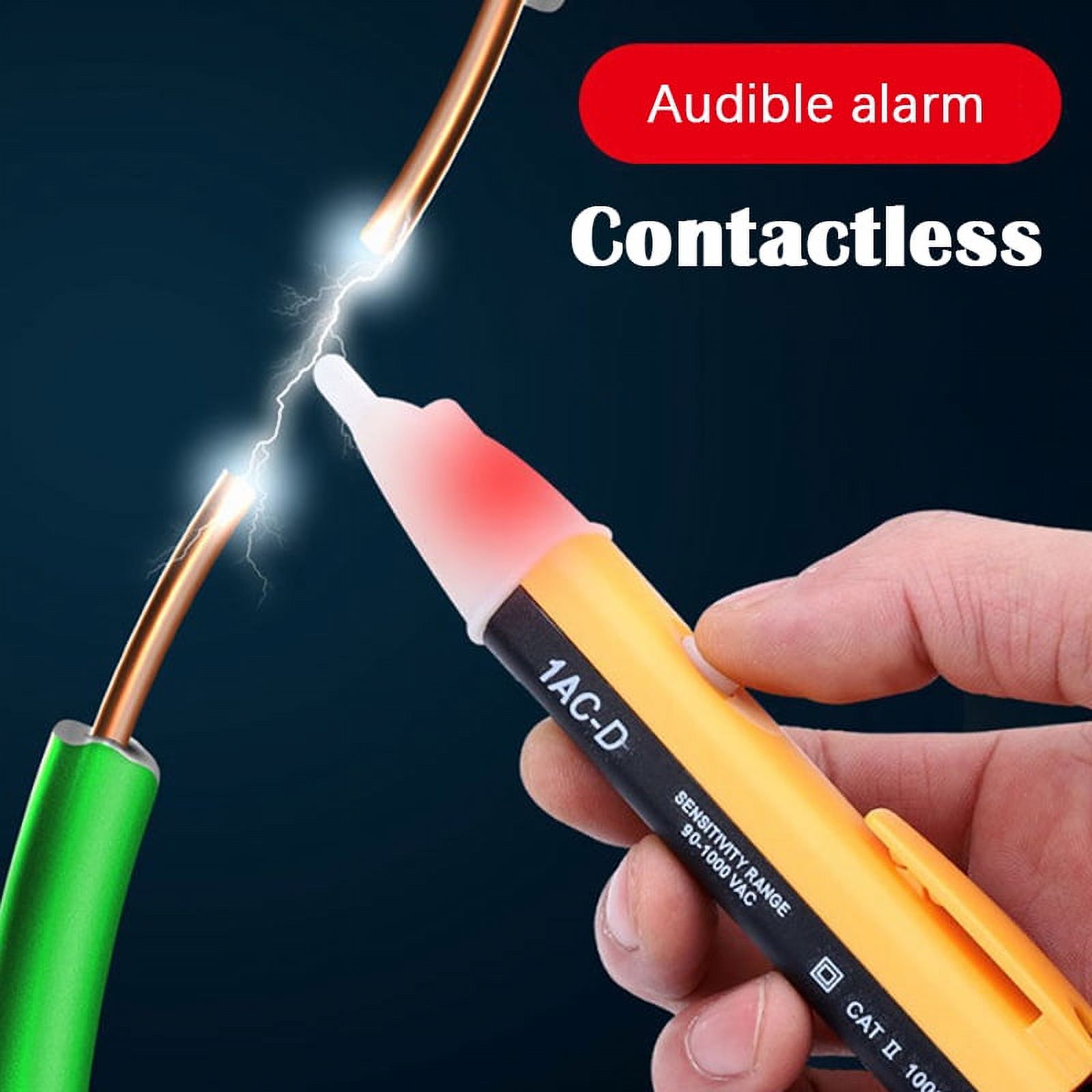 Non-contact Induction Test Pencil With Light Voltmeter Voltage Probe ...