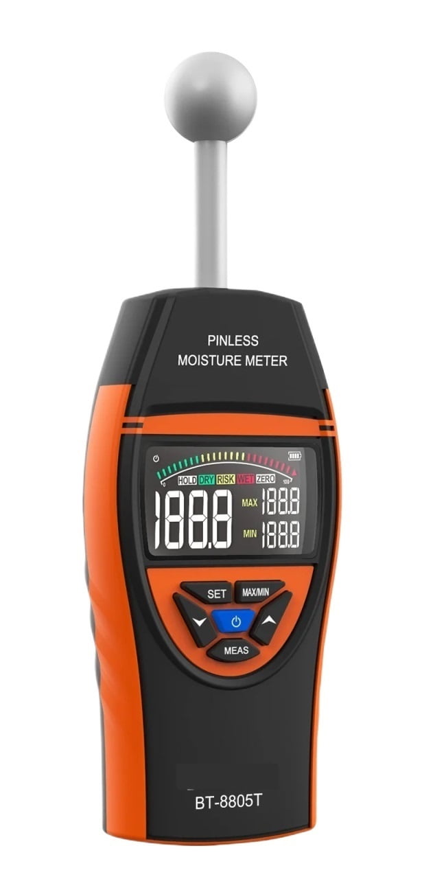 Non-contact Timber Damp Detector Digital Wood Moisture Meter LCD Screen ...