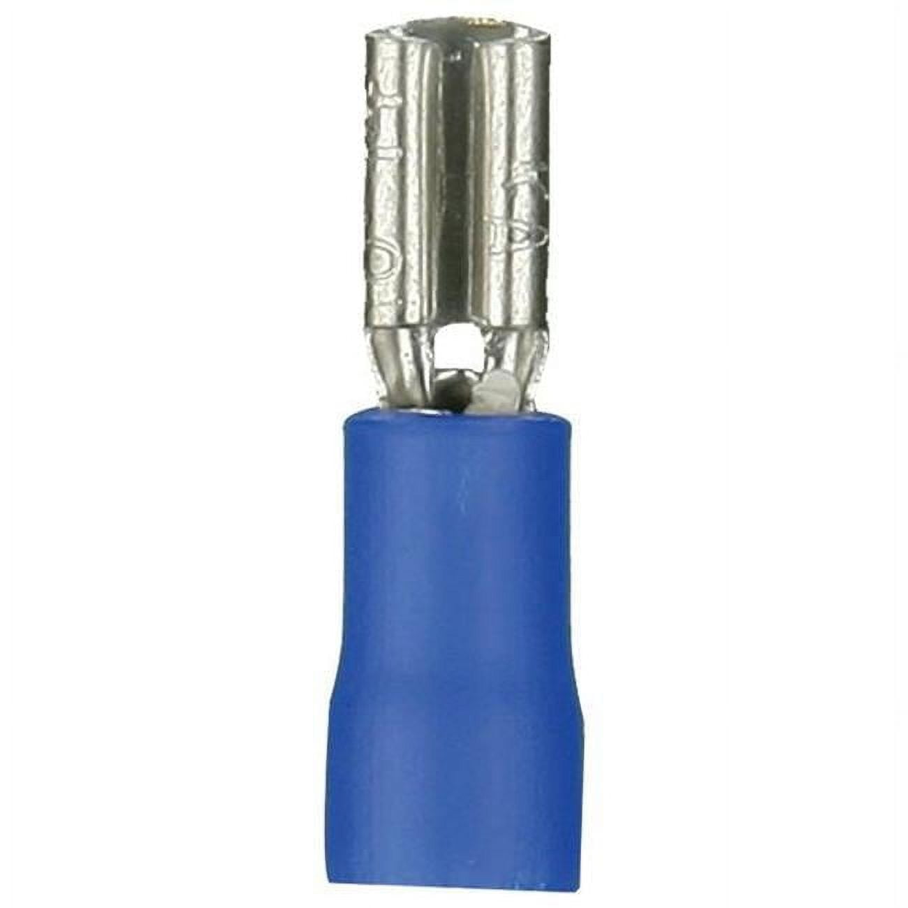Non-insulated Female Quick Disconnect, 100 Pk -blue; 16 - 14 Gauge ...