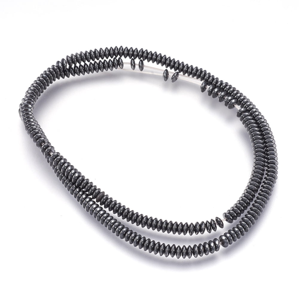 Non-magnetic Hematite Beads Strands Heishi Beads Flat Round/Disc ...