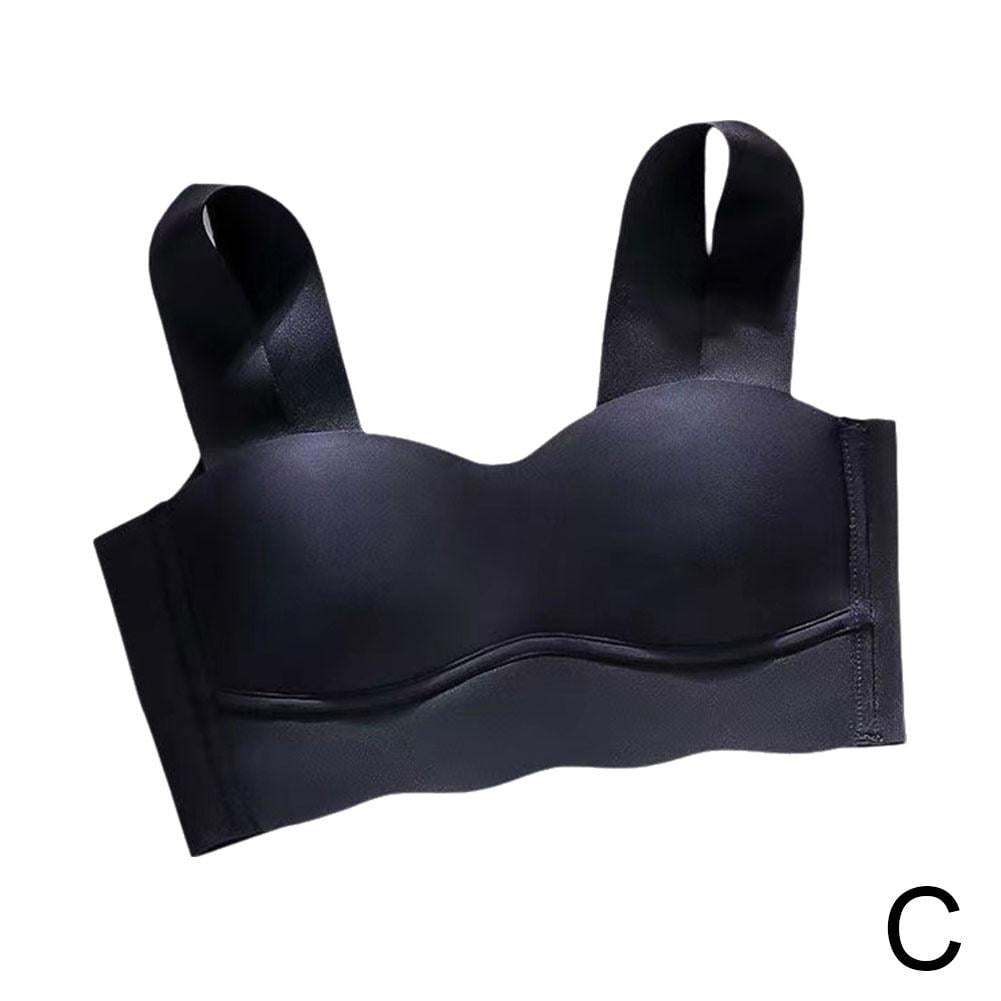 Non-marking Bustier Underwear Small Breasts Gathered Thin Section Bra ...