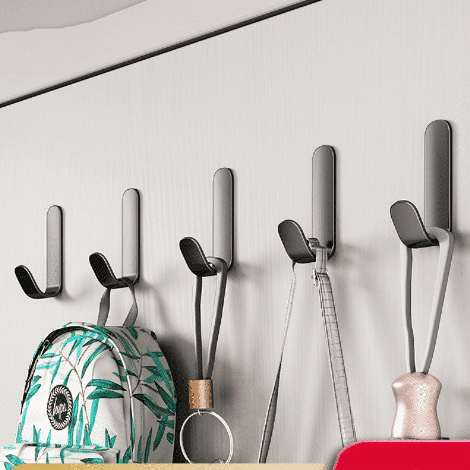 Non-perforated Small Hook Stick Strong Wall Viscose Door Rear Coat ...