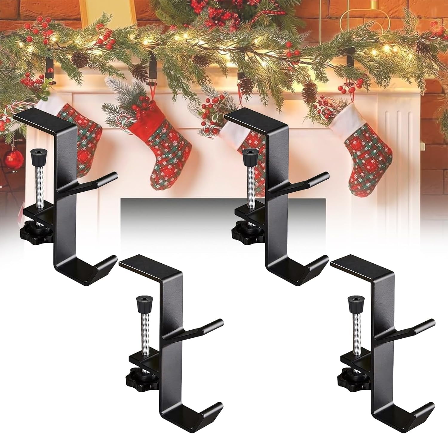 Non perforated table edge hook, simple hook for desktop storage and ...