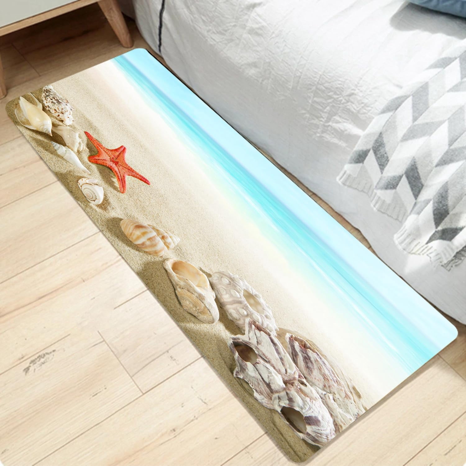 Non-skid Low Pile Sponge Foam Door Entry Rug for Bathroom Mat,Beach ...