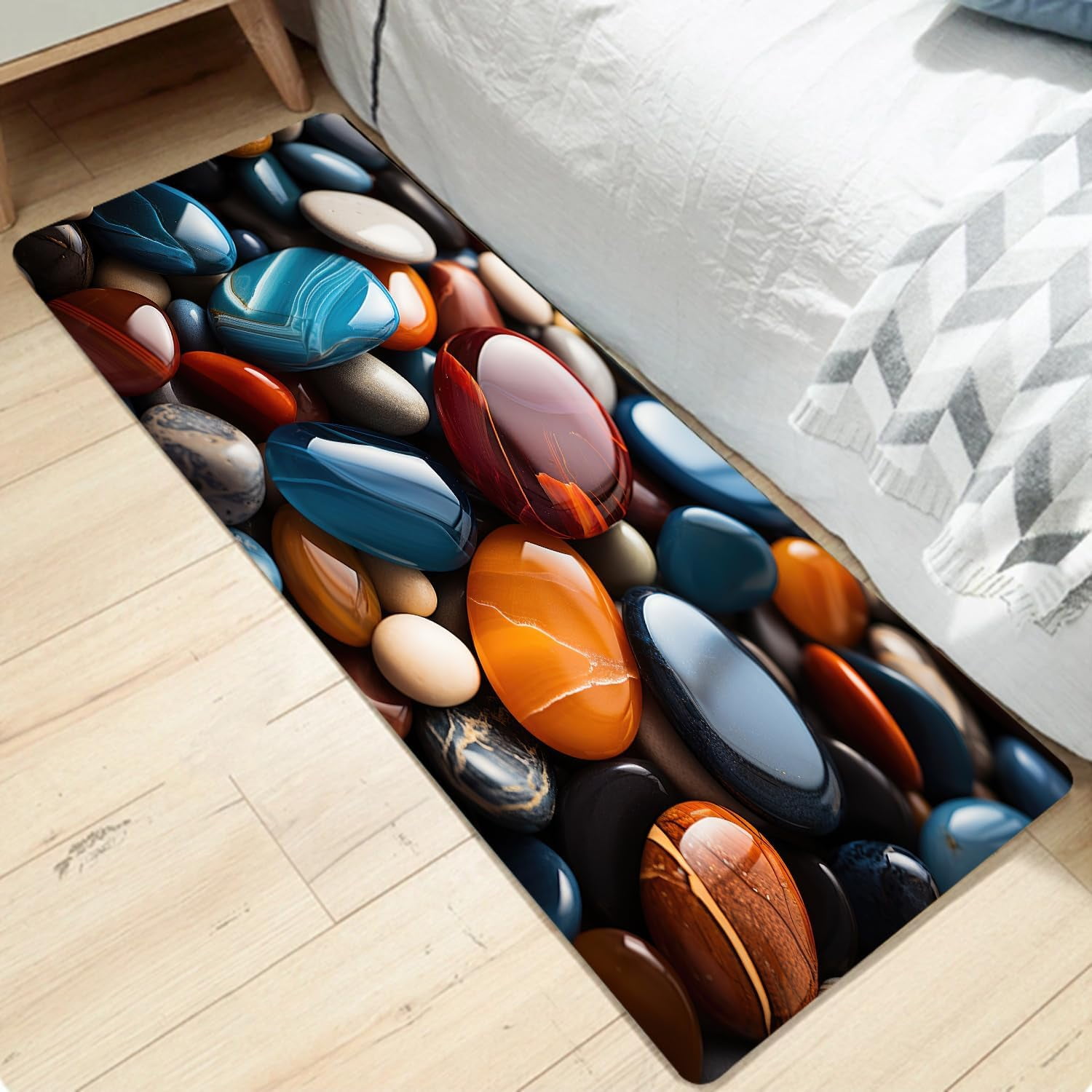 Non-skid Low Pile Sponge Foam Door Entry Rug for Bathroom Mat,Stone ...